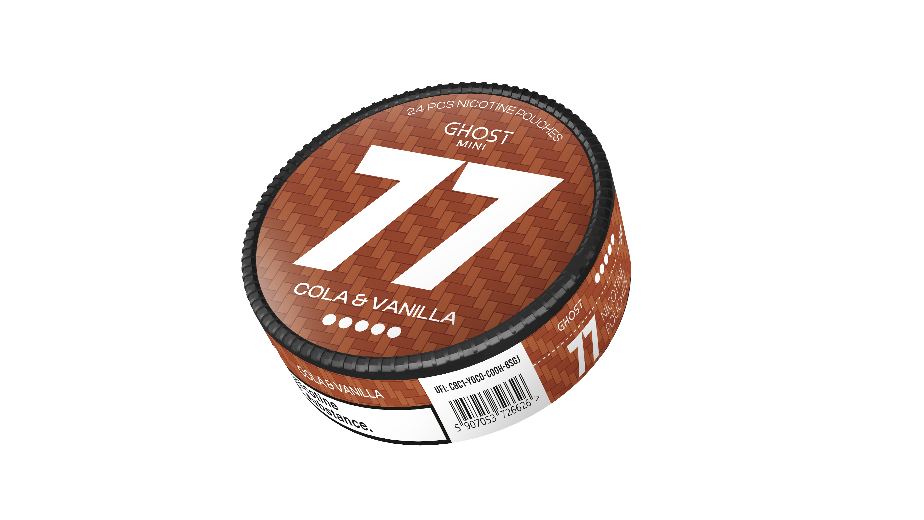 77 Ghost Mini Cola Vanilla Extra Strong Snus Wholesale - Pouchconcept